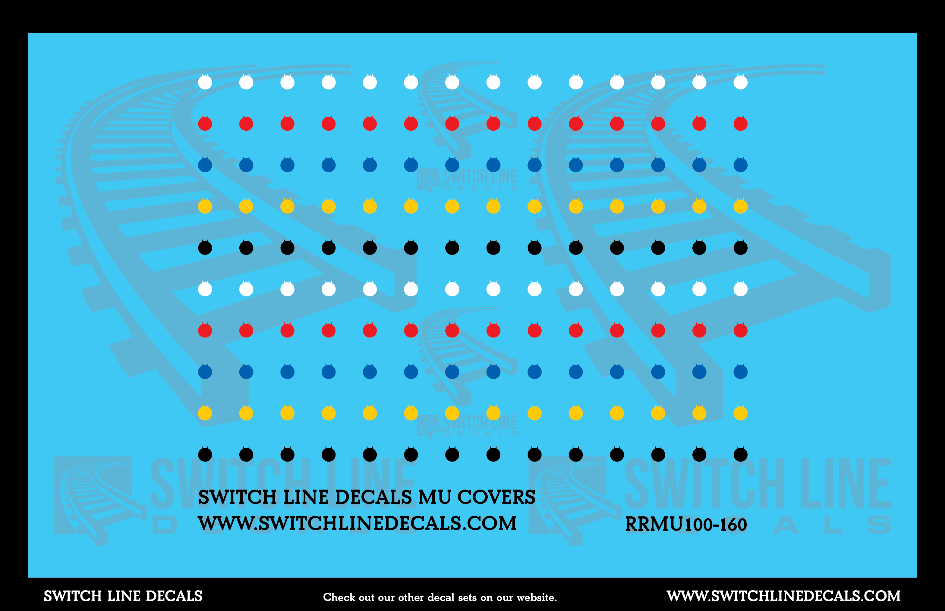 N Scale Railroad MU Covers Decal Set – Mountain West Model Trains